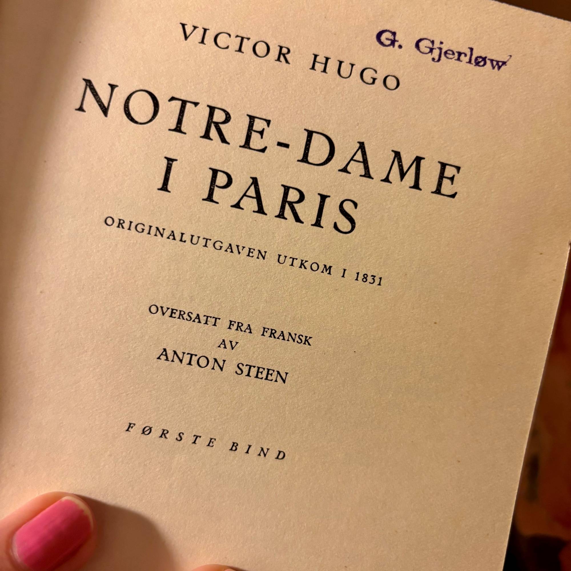 Bokbrevet 44 Ringeren I Notre Dame Er En Klassiker Verdt Lese
