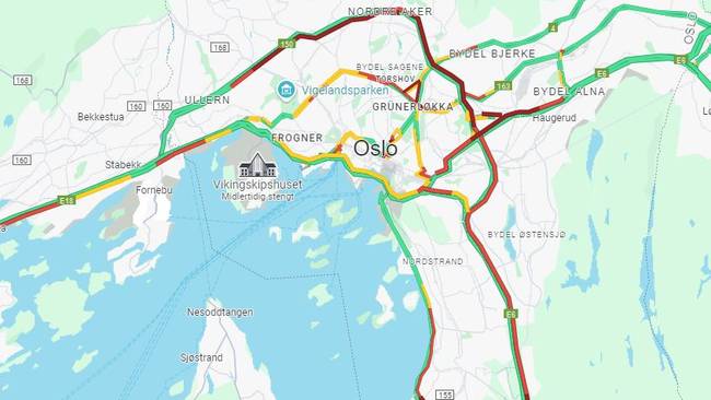Statens vegvesen oppfordrer bilister til å unngå Ring 3 i Oslo – Stor-Oslo