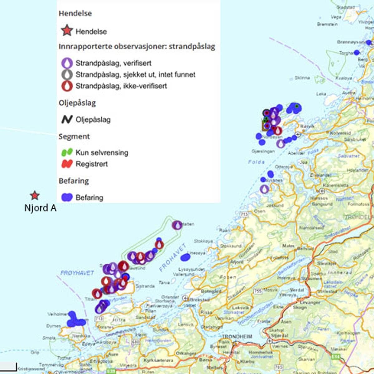 Equinor har brukt over 120 millionar på å rydde opp etter oljesøl frå Njord A-plattforma – NRK ...