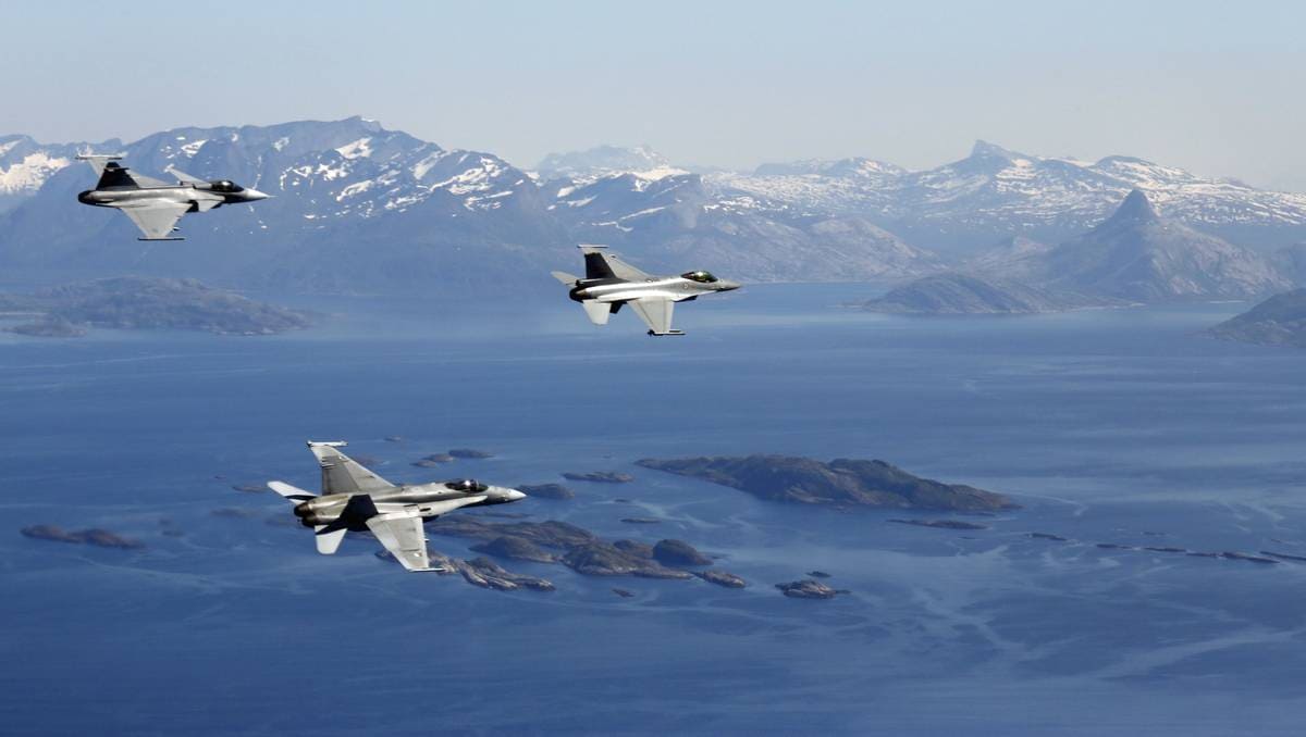 Norske F16 skal forsvare Island – NRK Nordland