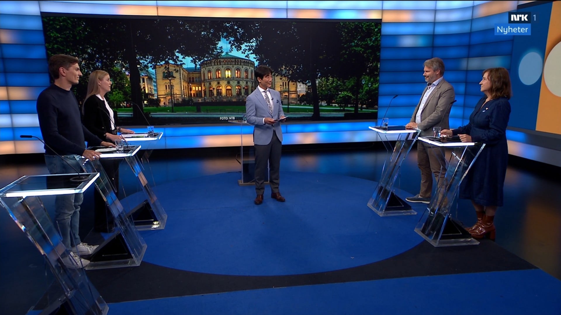 Irene Heng Lauvsnes og Tina Bru i Debatten – NRK