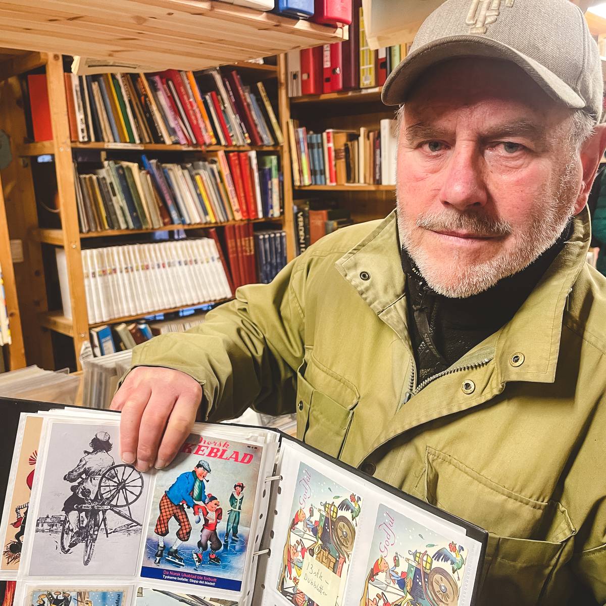 Julekort, en tradisjon i jula du snart bare finner i bruktbutikker og ...