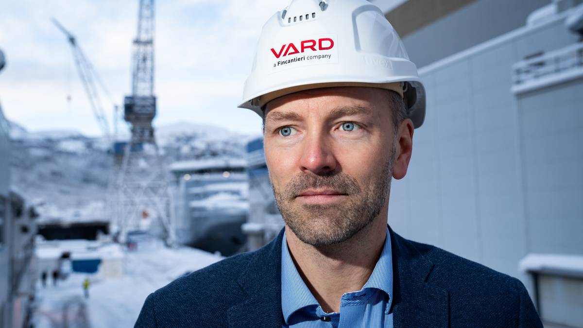 Verftsdirektør Ronny Langset i Vard er glad for satsinga på ...