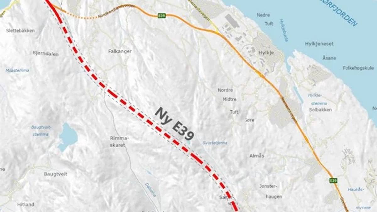 Forbereder arbeid med ny E39 – NRK Vestland