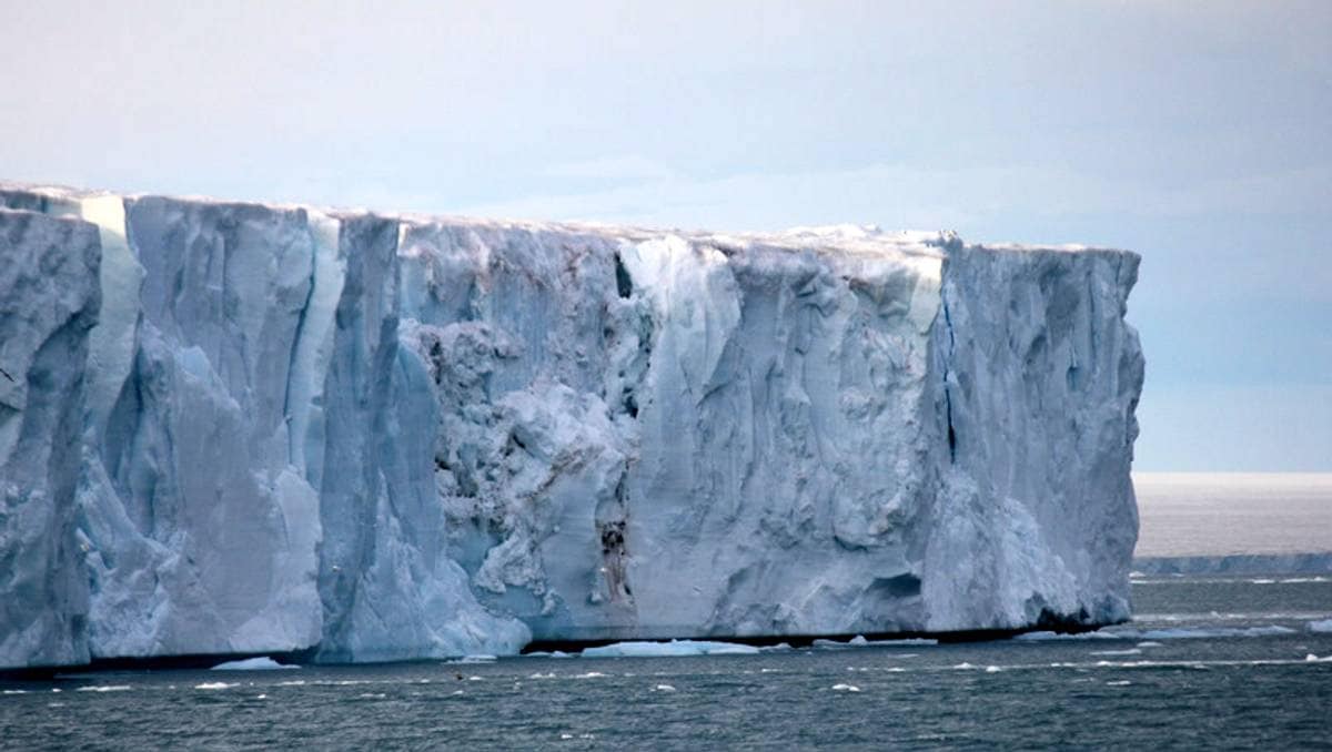 Isbre på vei ut i Barentshavet – NRK Troms og Finnmark