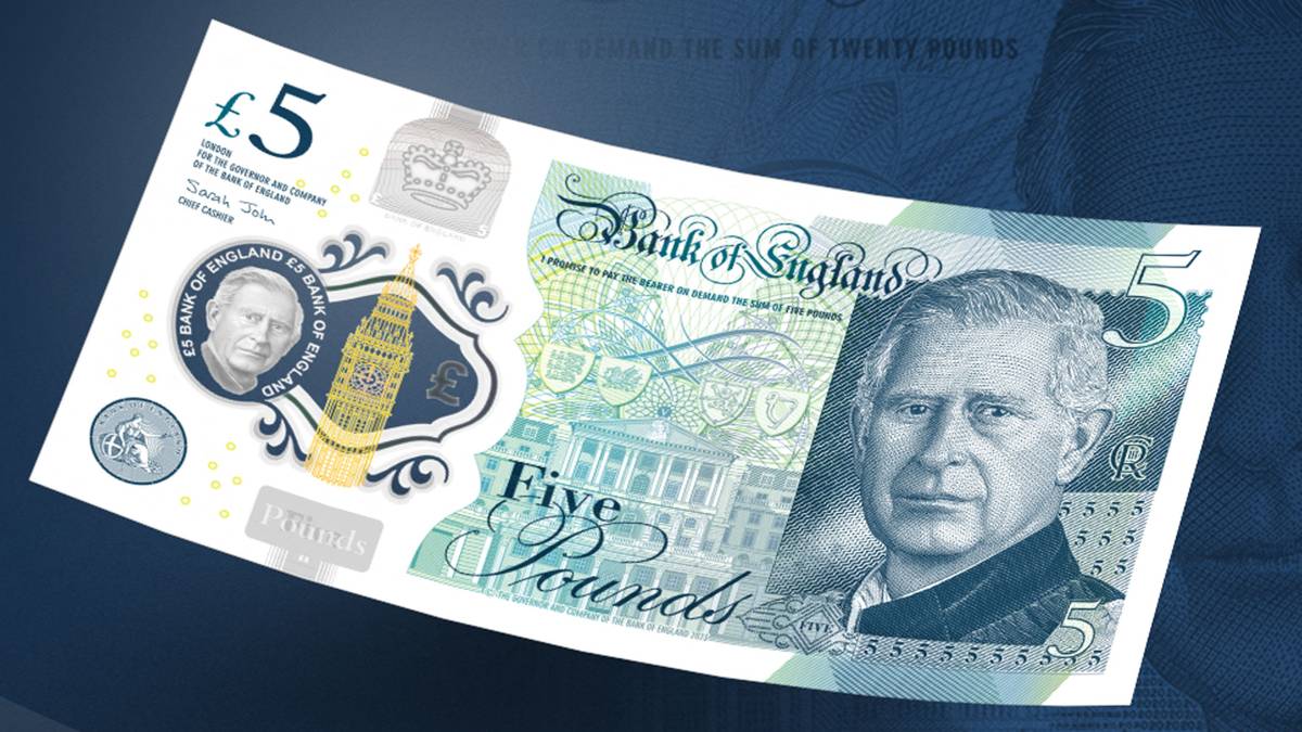 Nye pundsedler med bilde av kong Charles – Siste nytt – NRK