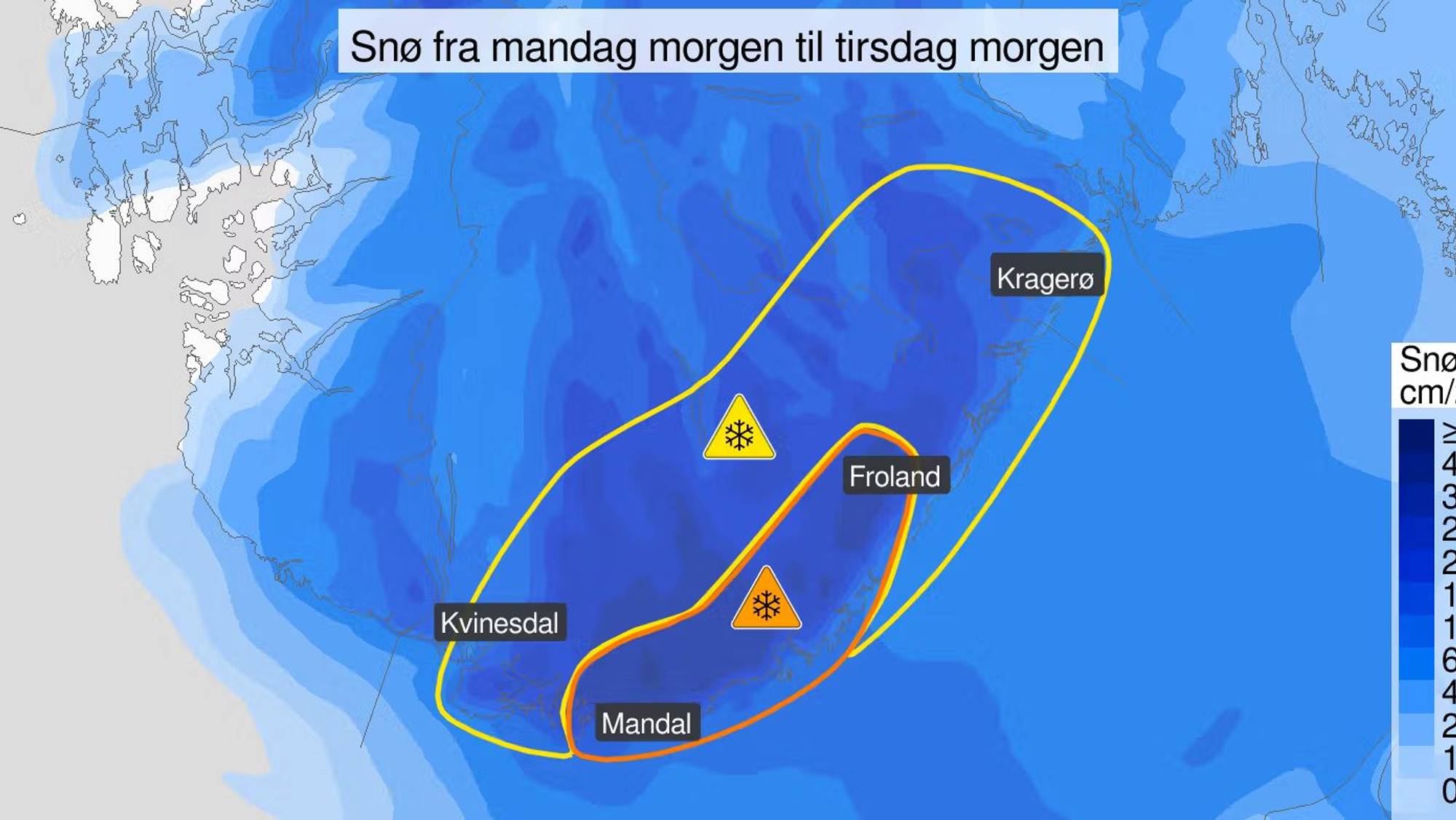 Værkart og fronter – Yr