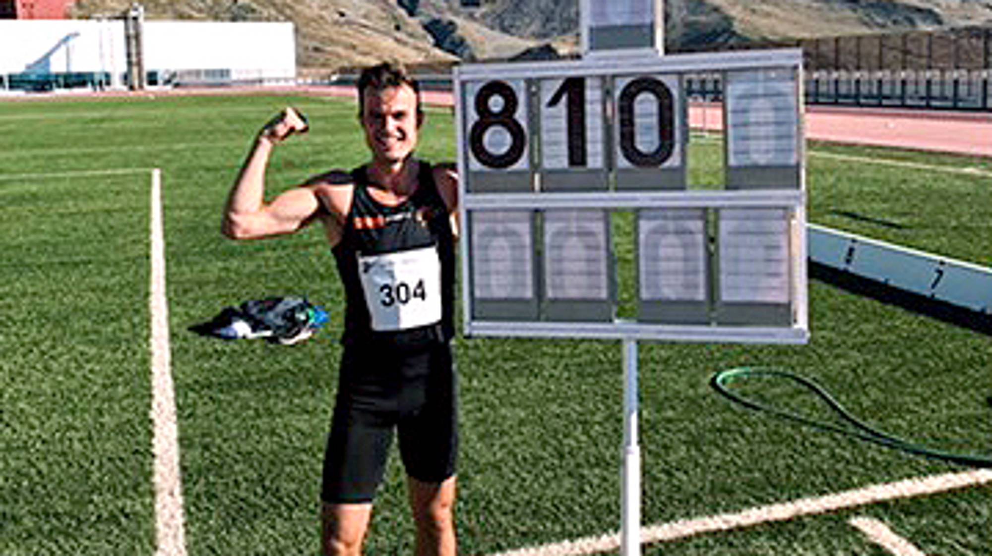 Ingar Bratseth-Kiplesund slo norgesrekorden i lengdehopp, men ...