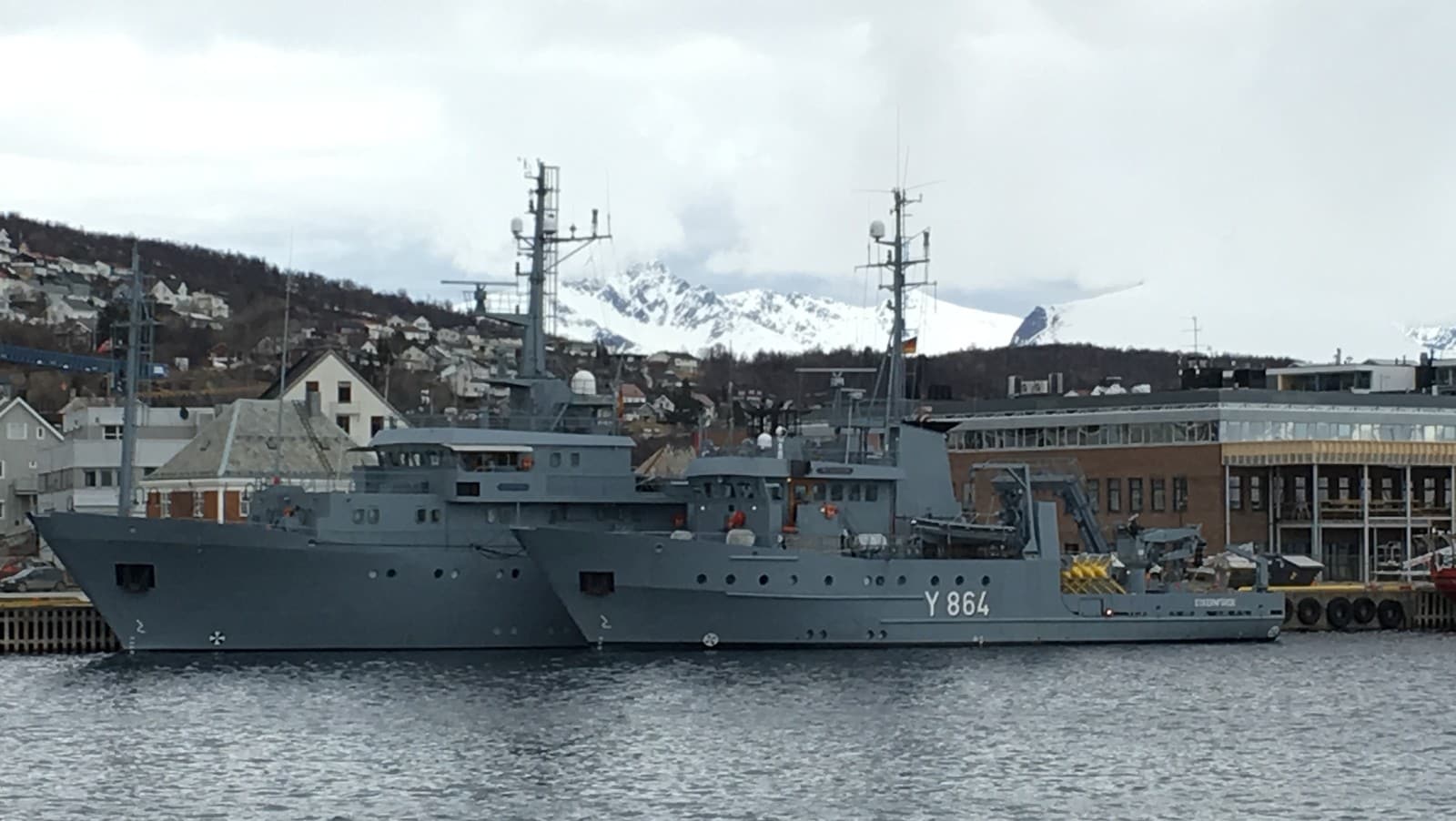 Tyske krigsskip i Harstad igjen etter 76 år – NRK Troms og Finnmark ...