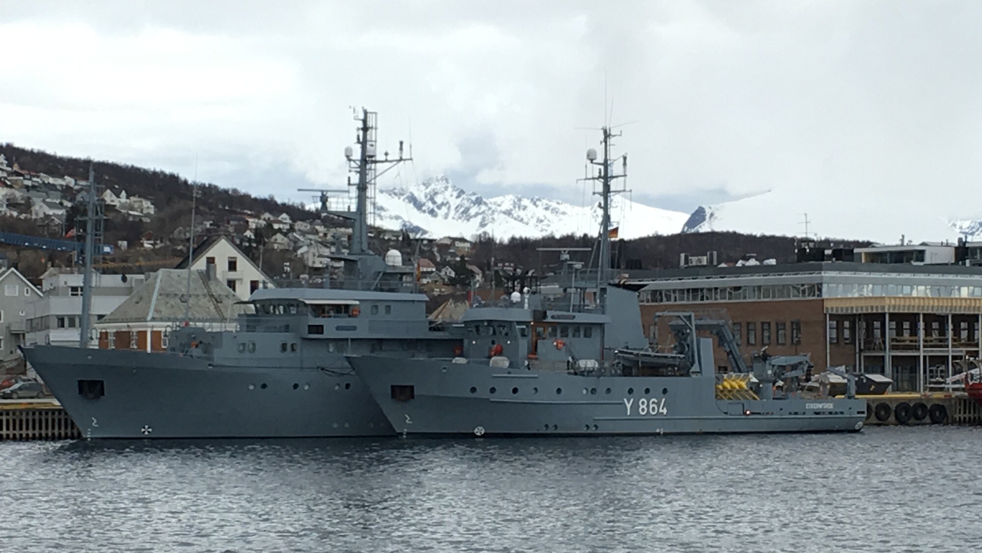 Tyske krigsskip i Harstad igjen etter 76 år – NRK Troms og Finnmark ...