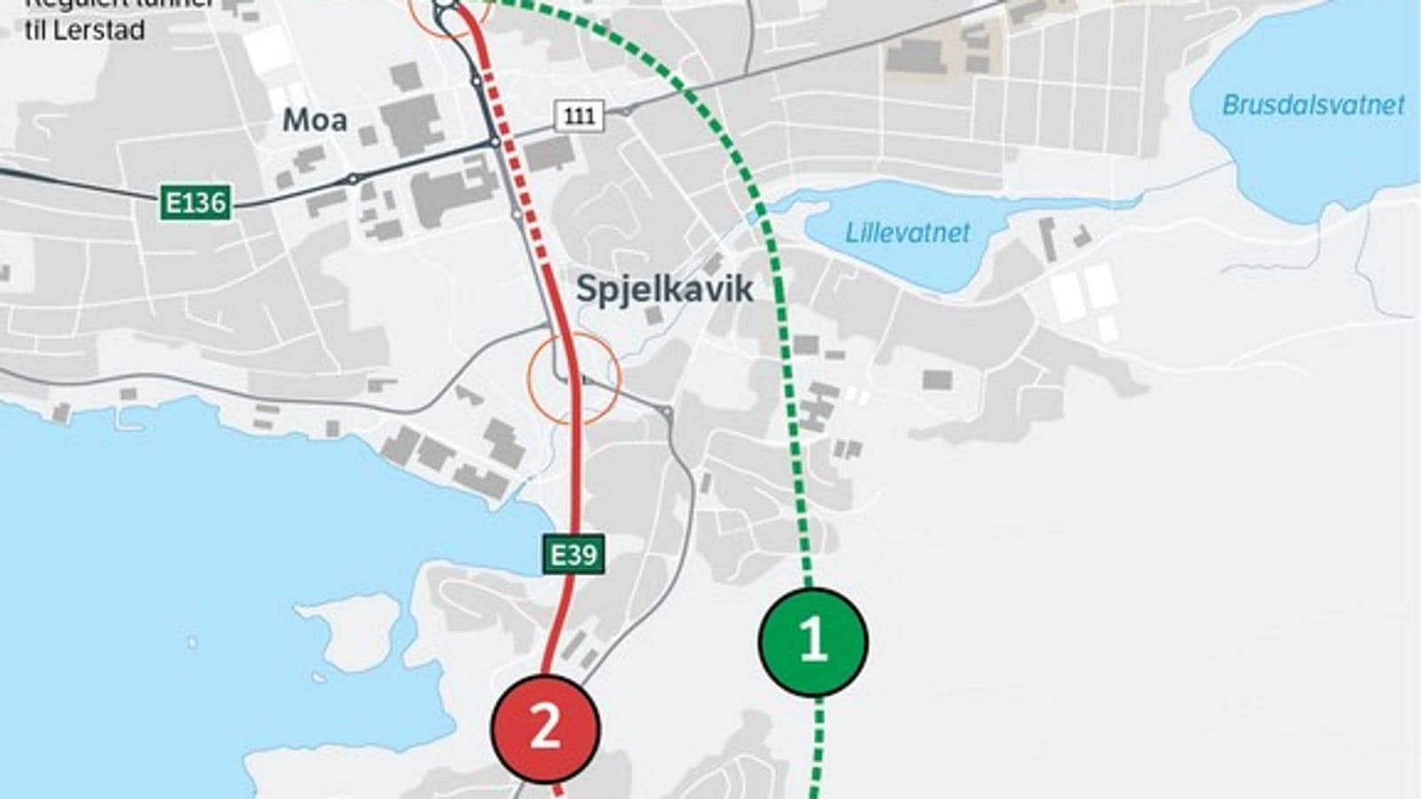 Statens vegvesen skifter syn på trasévalg i Ålesund – NRK Møre og ...