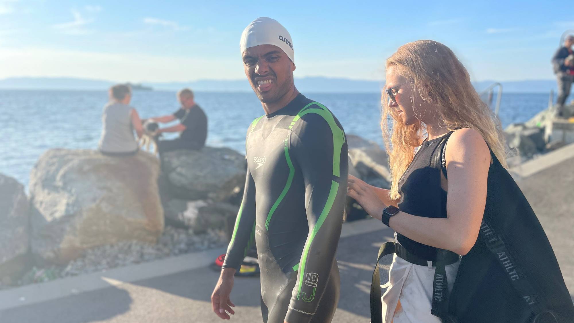 Programleder i Newton Dennis Siva Lie skal svømme Trondheim-Munkholmen ...