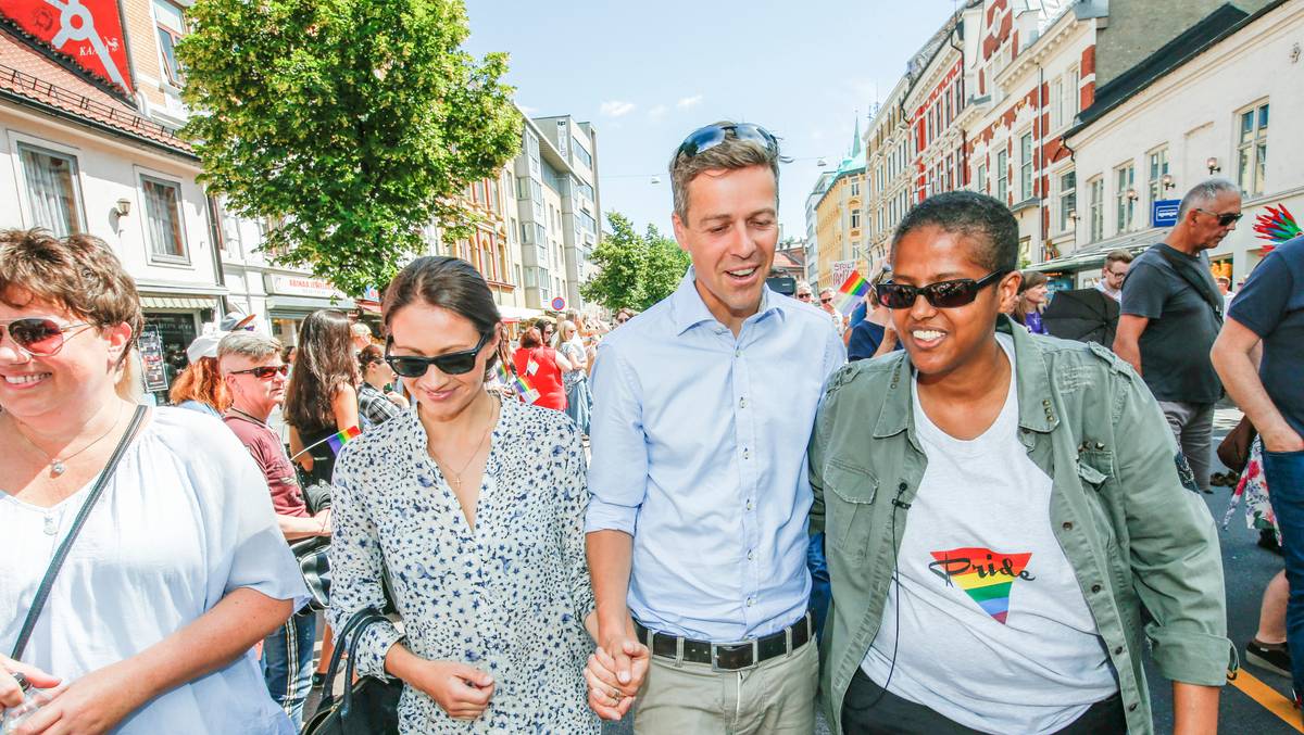 Krf-leder for første gang i Pride – Siste nytt – NRK