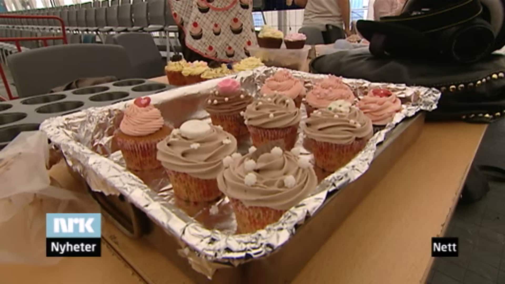 Cupcakes pop på matfestival – NRK