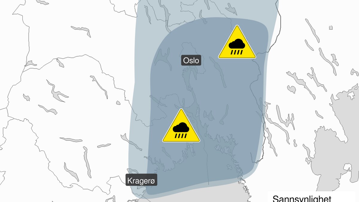 Fare For Styrtregn På Østlandet Nrk Vestfold Og Telemark Lokale