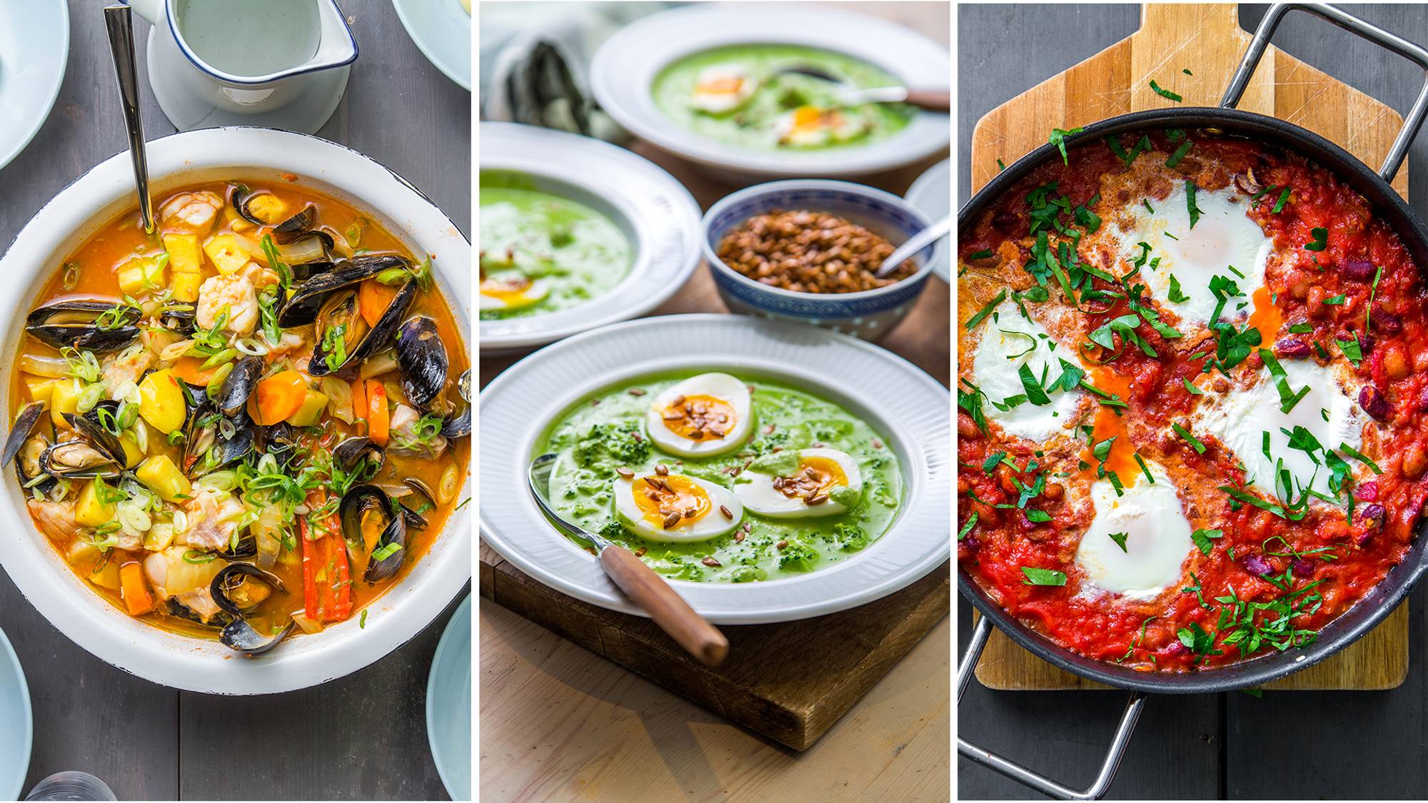 Ti enkle middager som tar 20 minutter – NRK Mat – Oppskrifter og ...