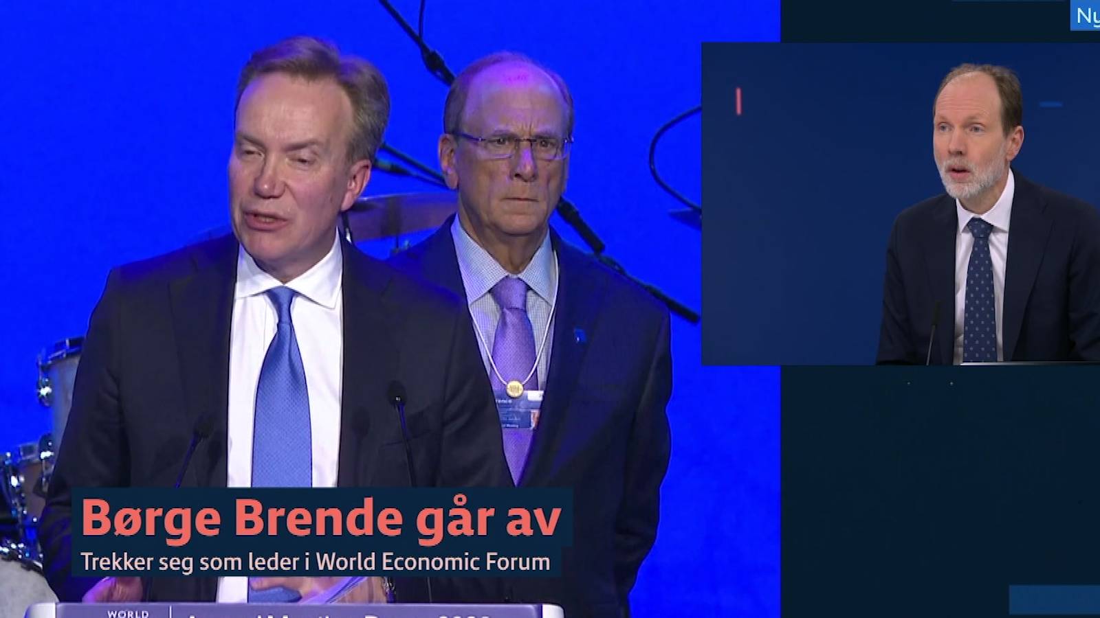 Børge Brende går av som sjef for Verdens økonomiske forum – NRK Norge ...