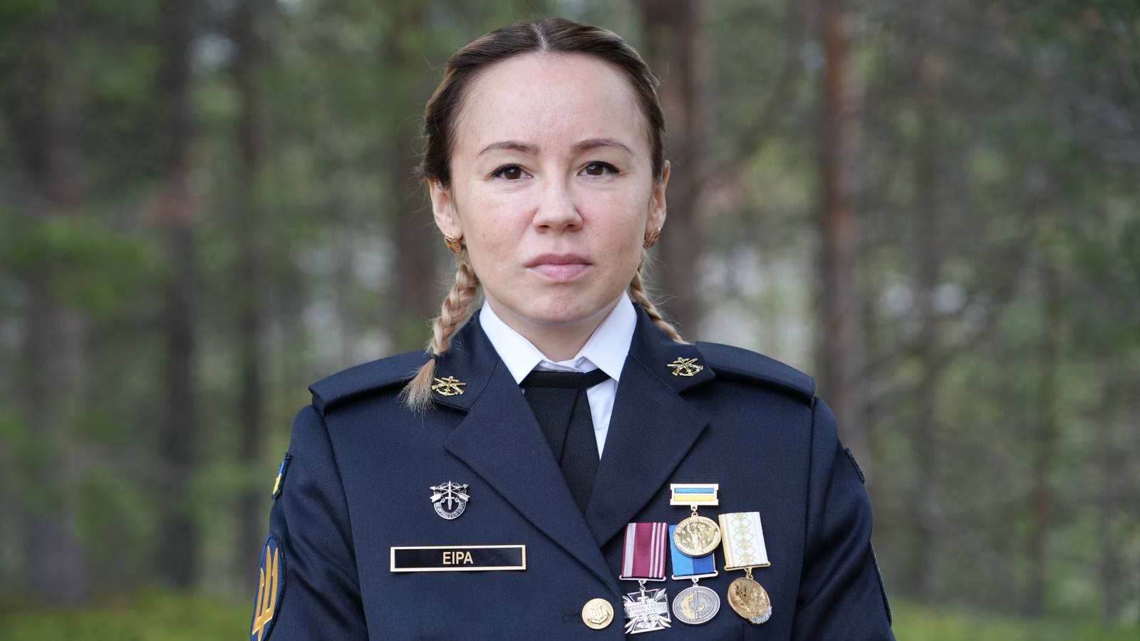Sandra Andersen Eira (38) er gravid og fremmedkriger i Ukraina – NRK Sápmi