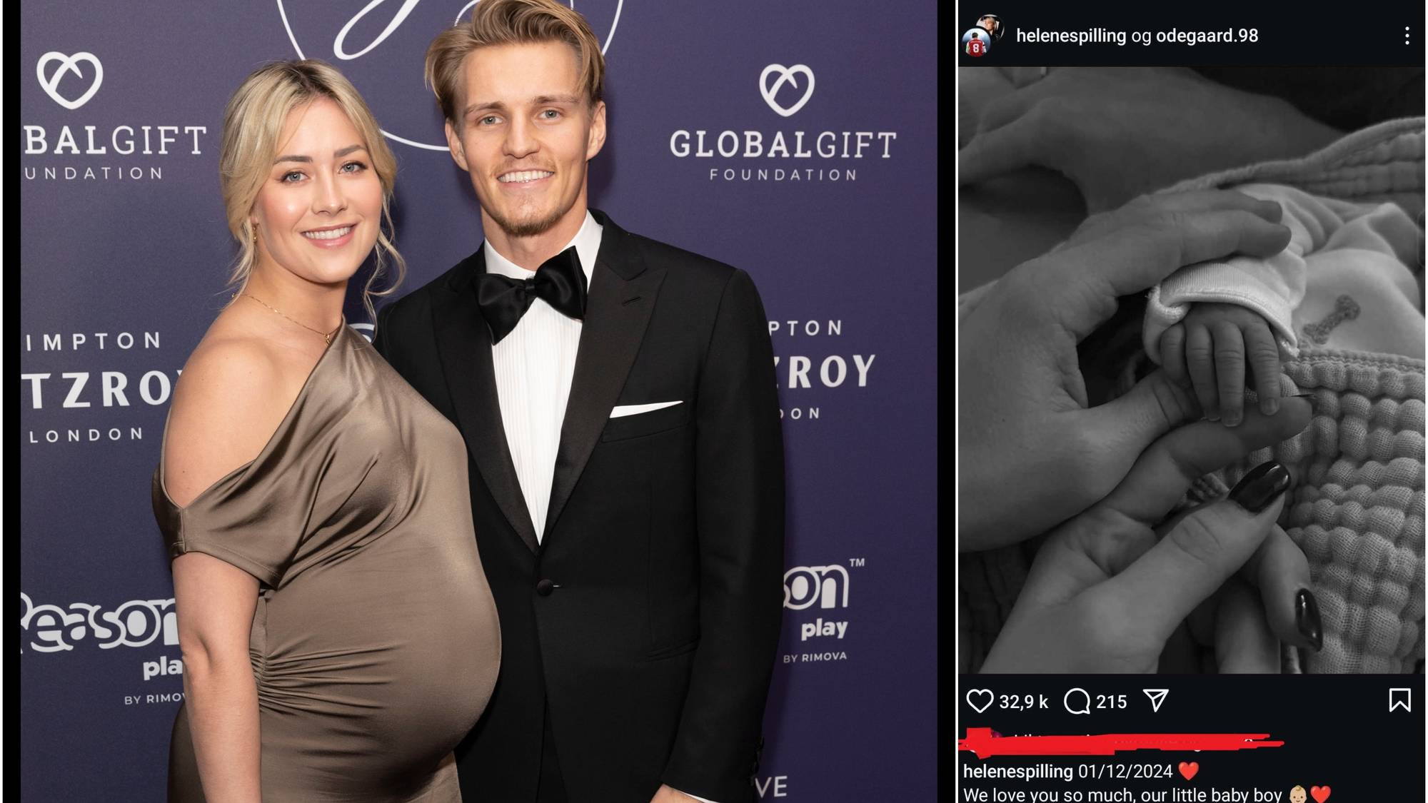 Helene Spilling og Martin Ødegaard har blitt foreldre – NRK Sport ...
