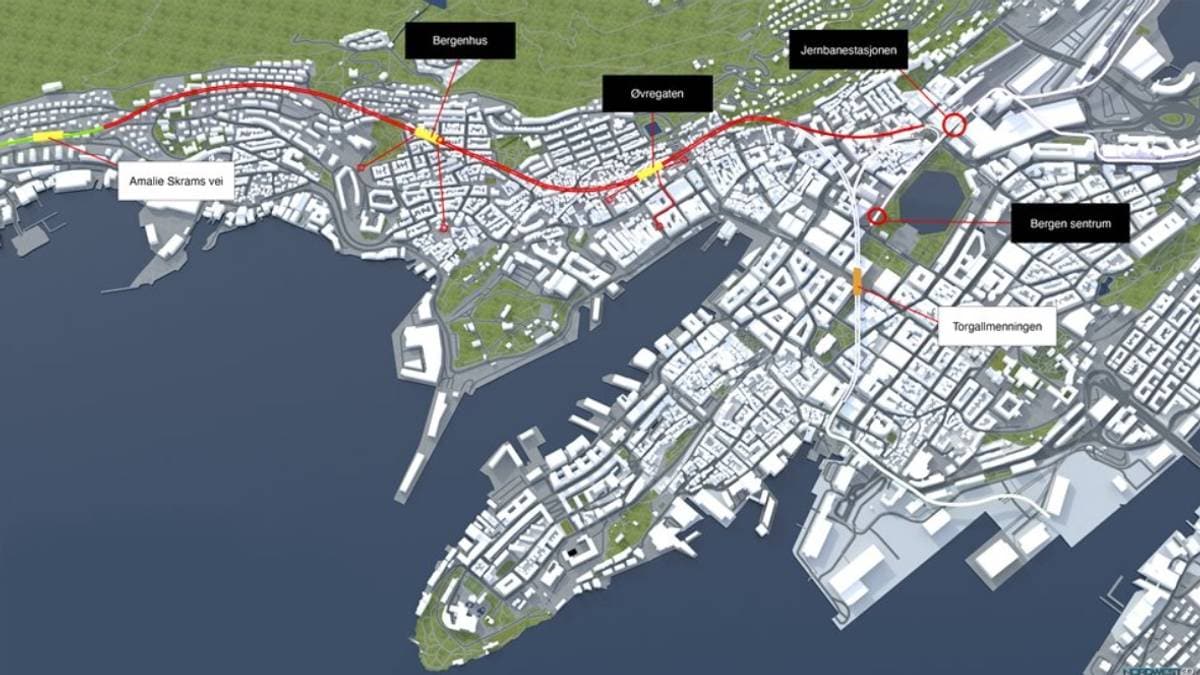 Fortsetter kampen for Bybanen i tunnel til Åsane – NRK Vestland