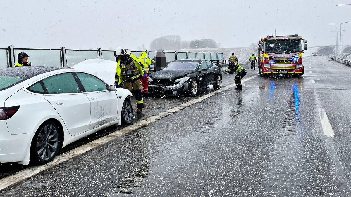 Trafikkulykke På E18 I Tønsberg Nrk Vestfold Og Telemark Lokale