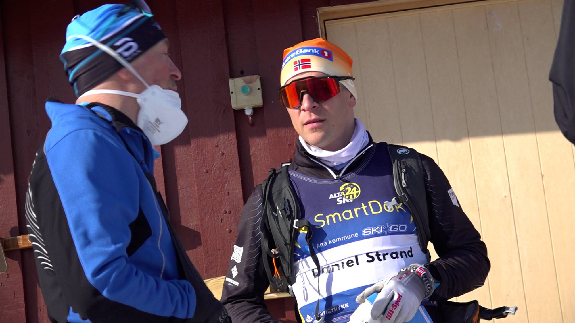 Daniel Strand fra Alta endte opp på sykehuset da han skulle sette ...