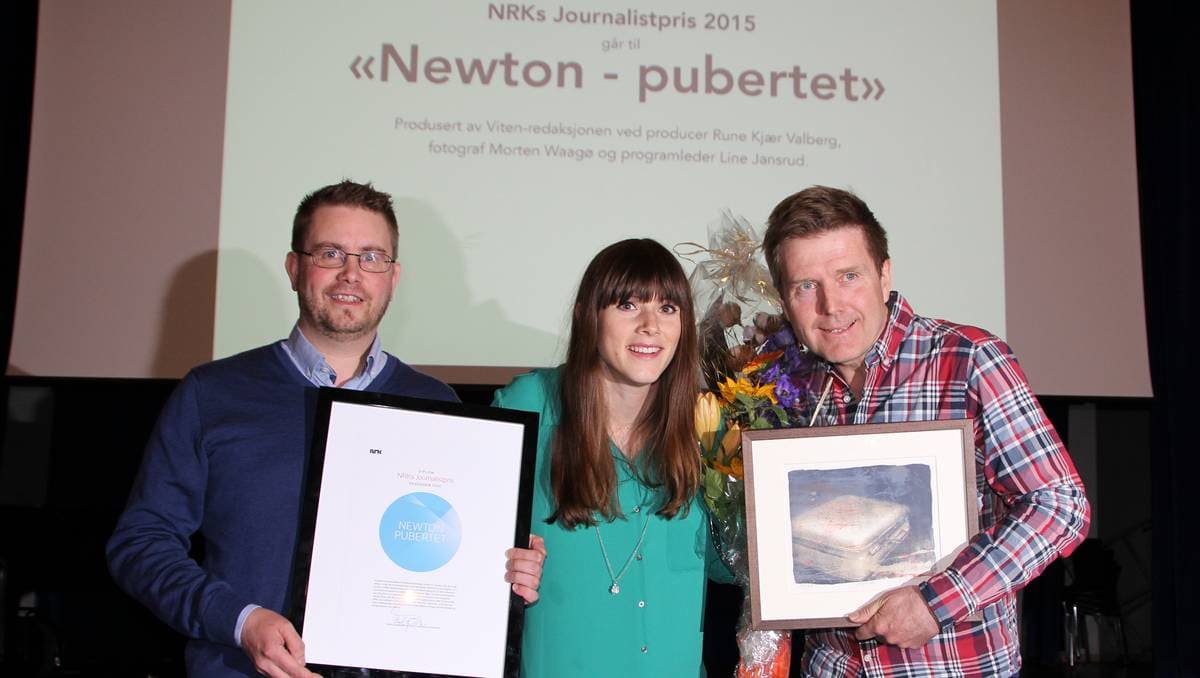 Newton får journalistpris – NRK – Om NRK