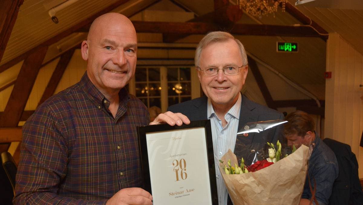 Åpenhetsprisen til Aase – NRK Vestfold og Telemark – Lokale nyheter, TV ...