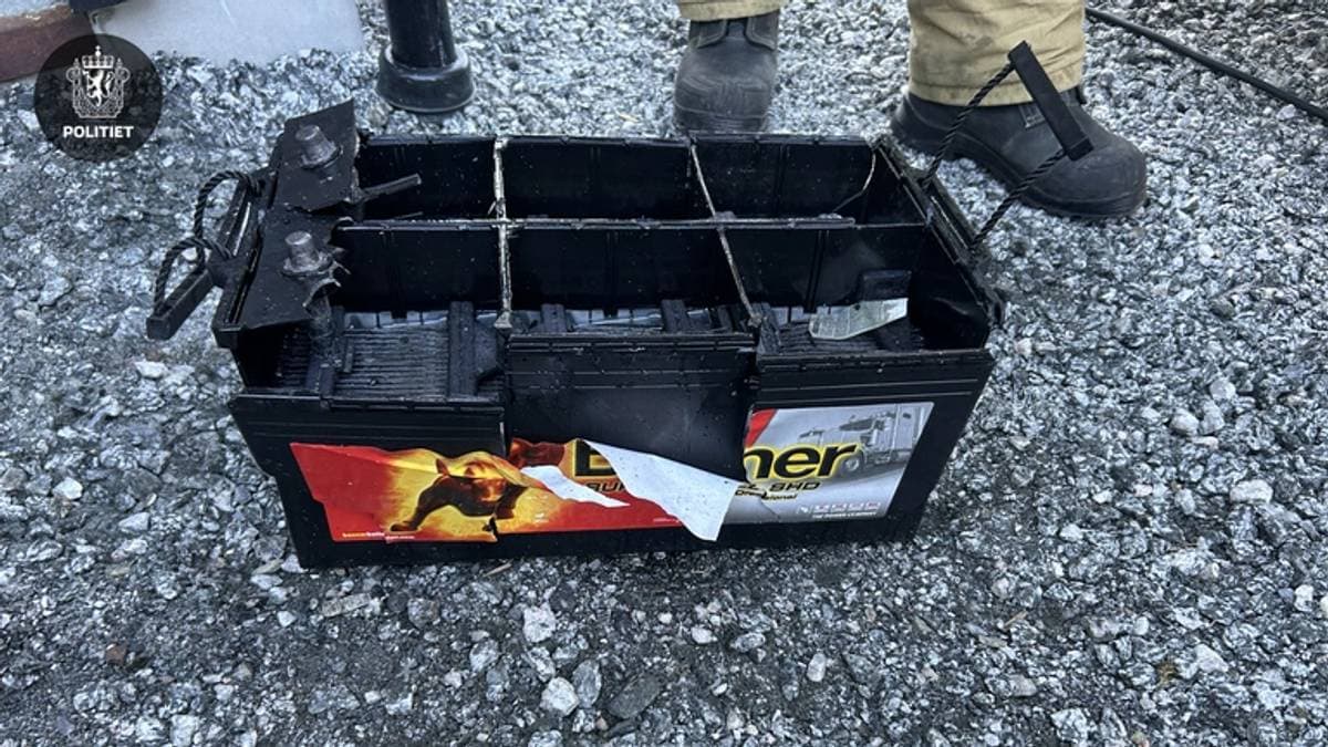 Stort batteri eksploderte i ansiktet - fremstår som alvorlig – NRK Nordland