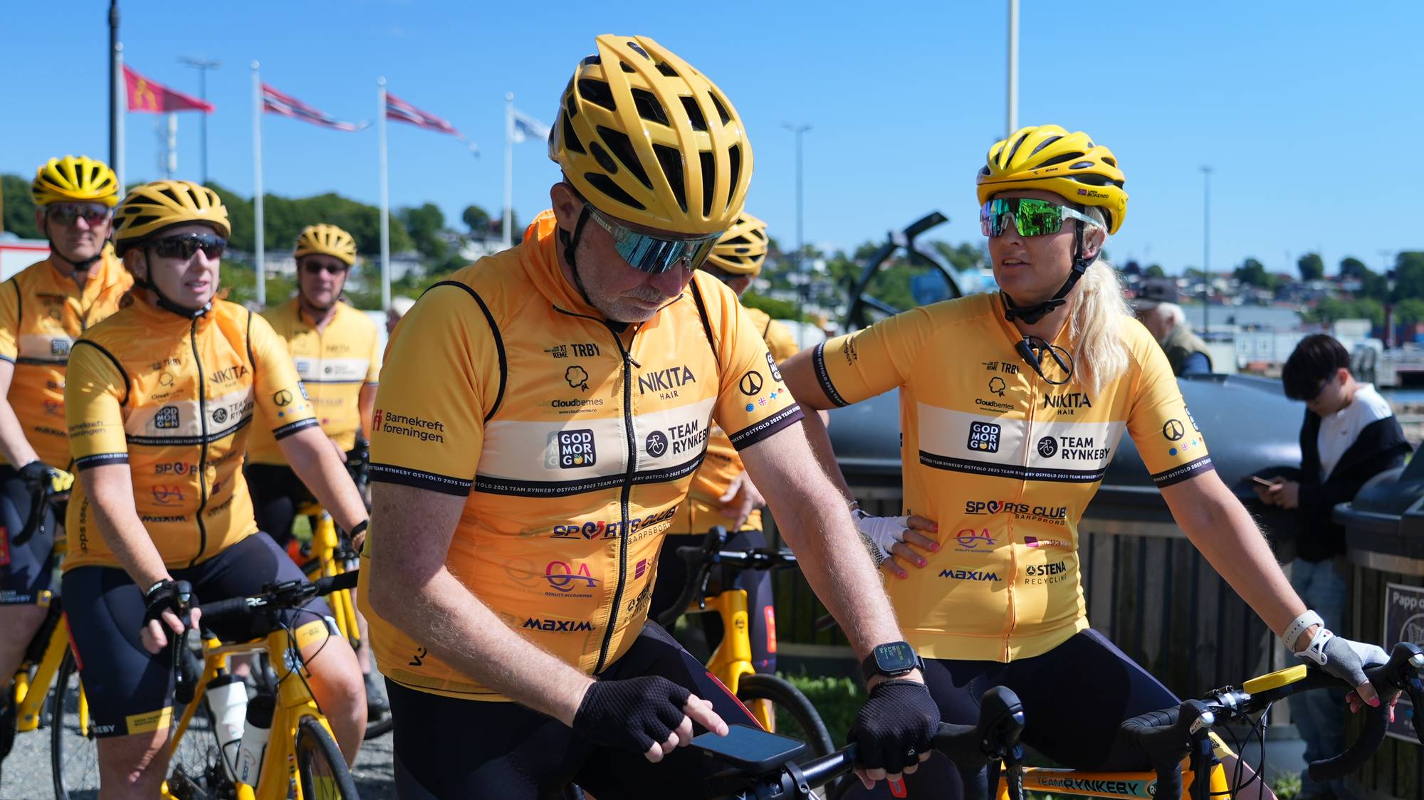 Team Rynkeby: Syklar frå Moss til Paris for å samle inn pengar til ...
