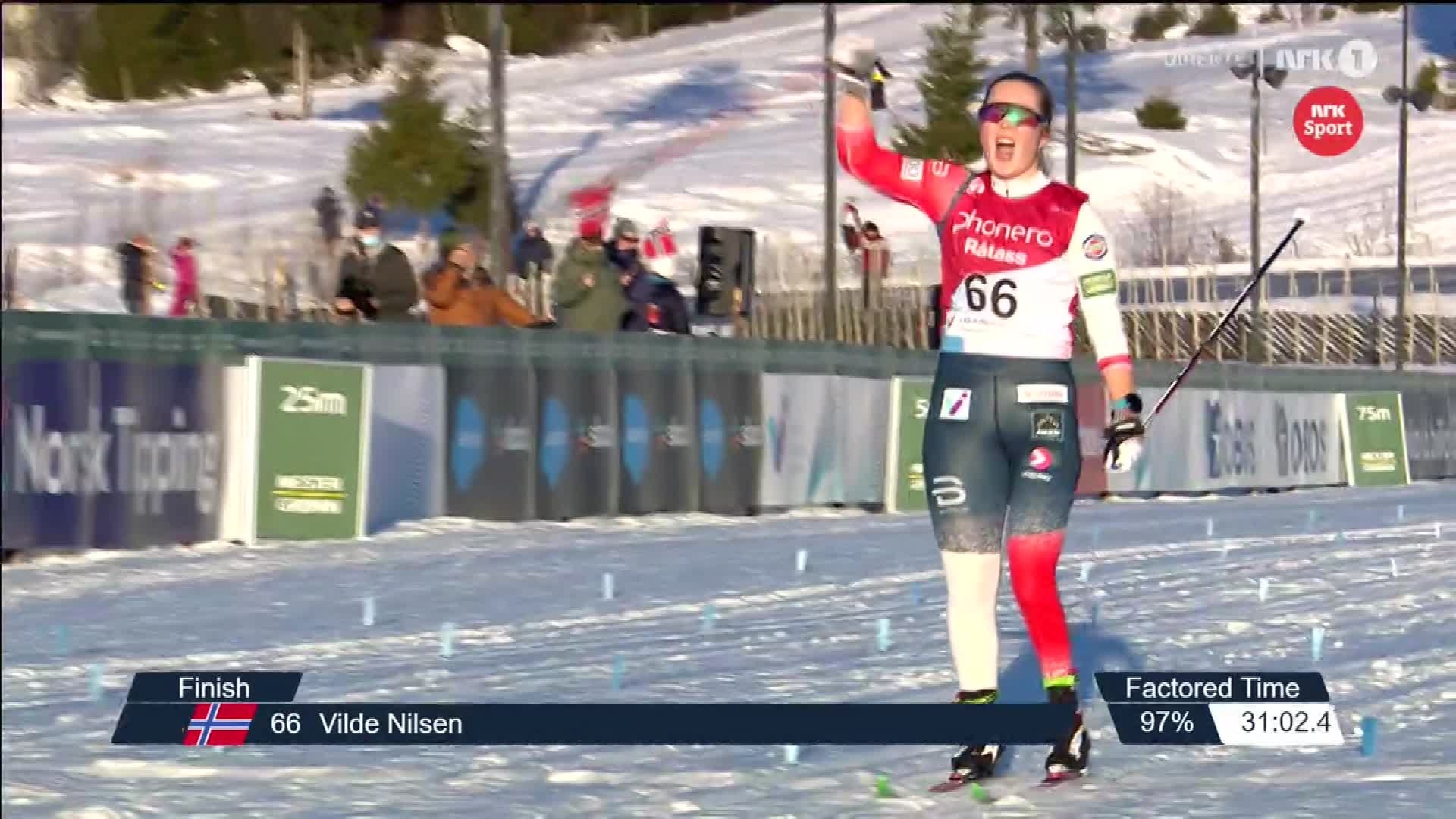 Vilde Nilsen tok gull i para-VM i snøsport – Siste nytt – NRK