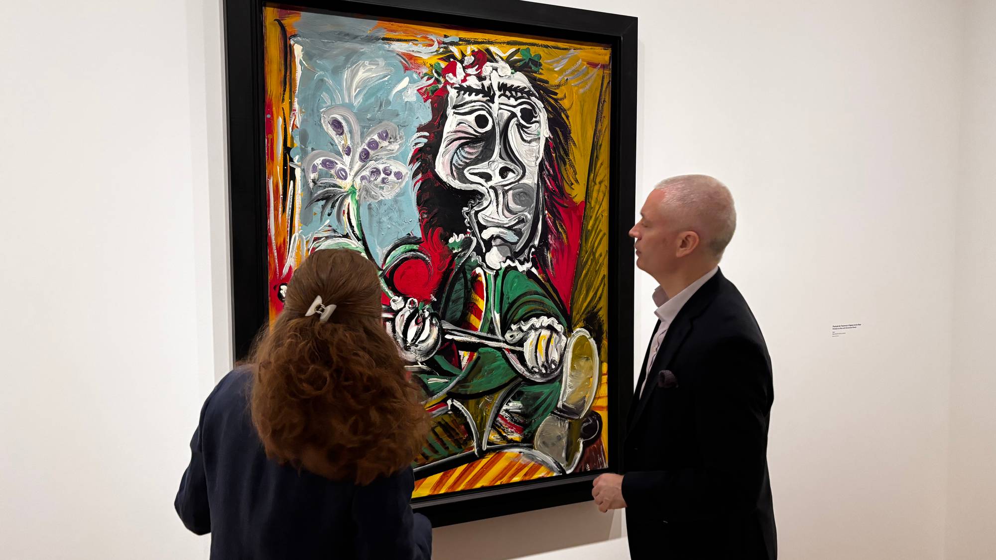 Pablo Picasso sine måleri blir stilt ut på Posten Moderne i Trondheim ...