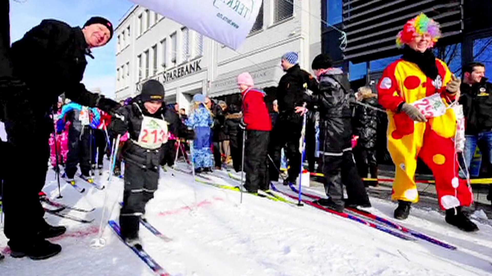 "Ski-VM" i Kvinesdal sentrum – NRK