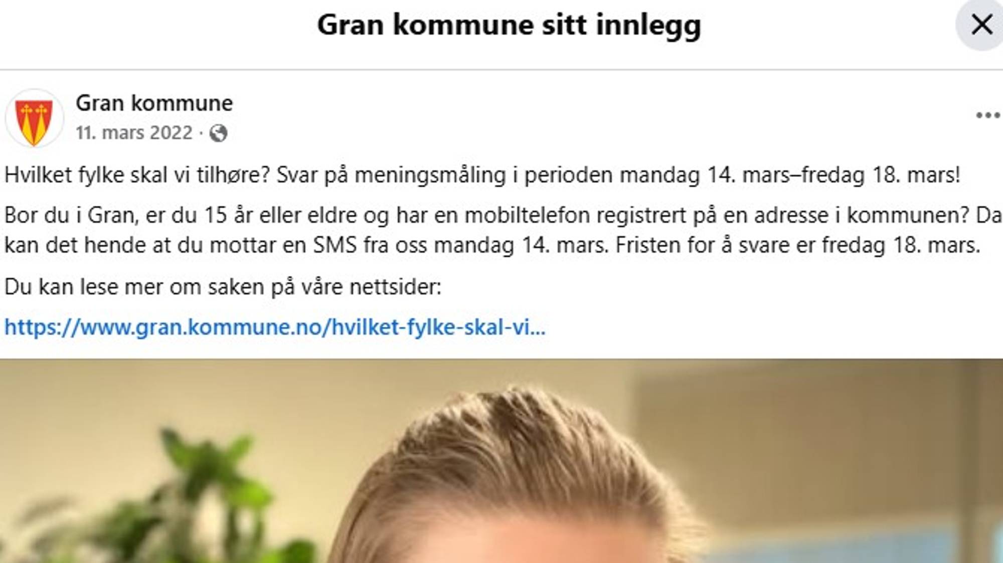 Innrømmer tabbe i fylkesmåling for Gran kommune: Sjekket aldri hvem som ...
