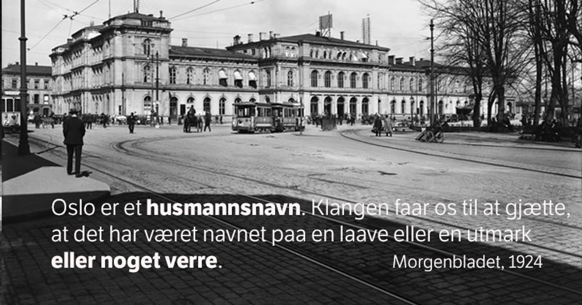 Da Oslo ble Oslo – Stor-Oslo