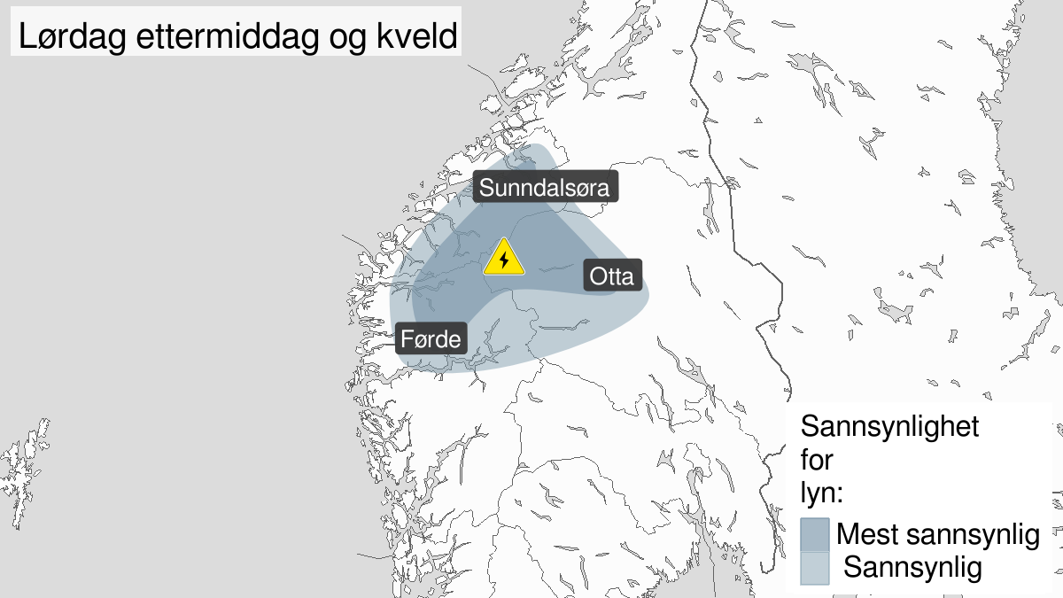 Gult Farevarsel Om Lyn Nrk Vestland