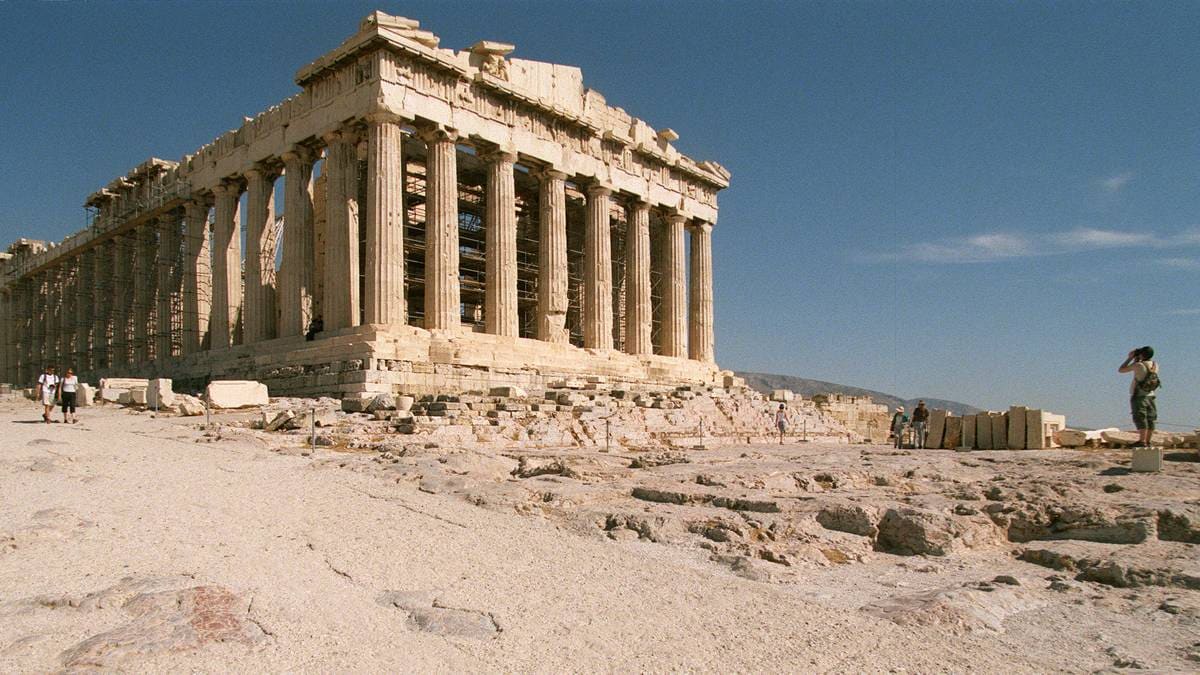 Akropolis fritt for stillas på nær 200 år – Siste nytt – NRK