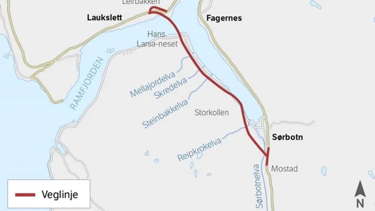 Forarbeid til ny bro i Ramfjord – NRK Troms og Finnmark