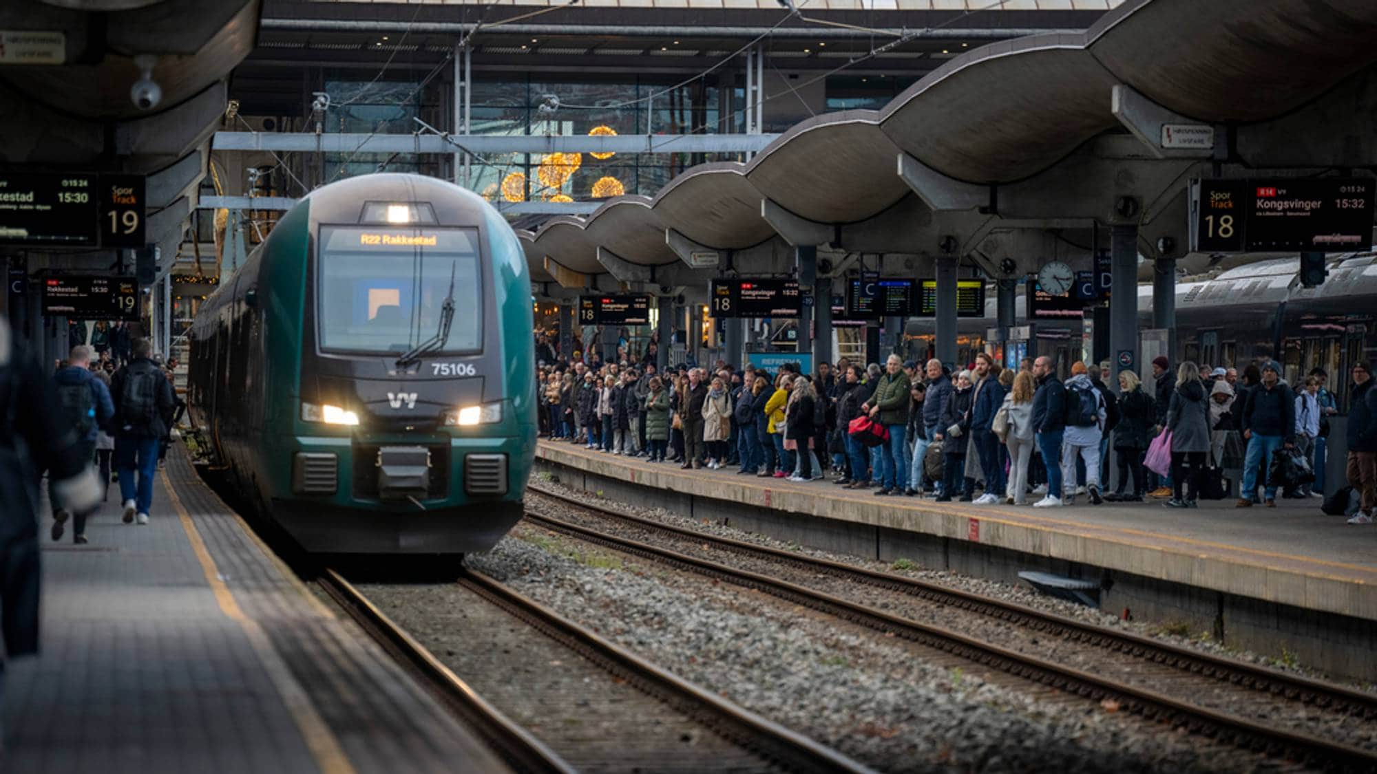 Bane Nor lover flere tog i rute i 2025 – Stor-Oslo