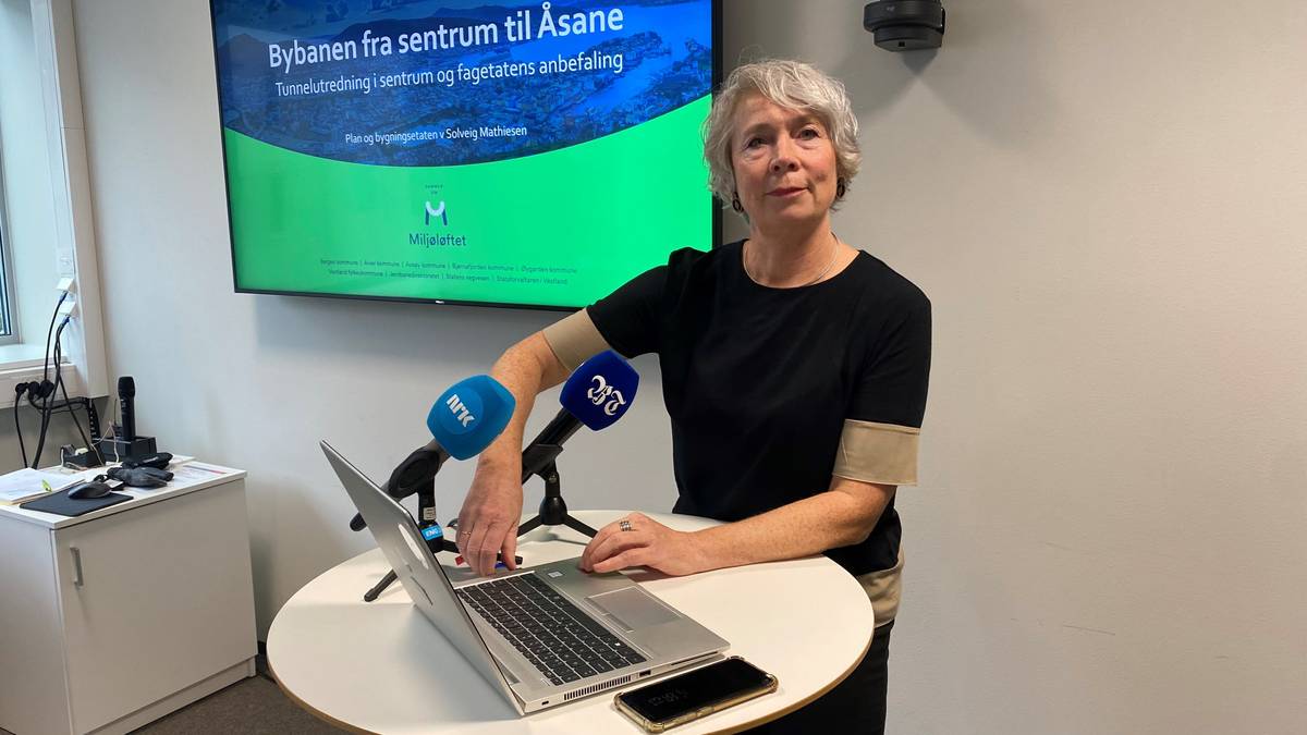 Anbefaler Bybanen over Bryggen – NRK Vestland