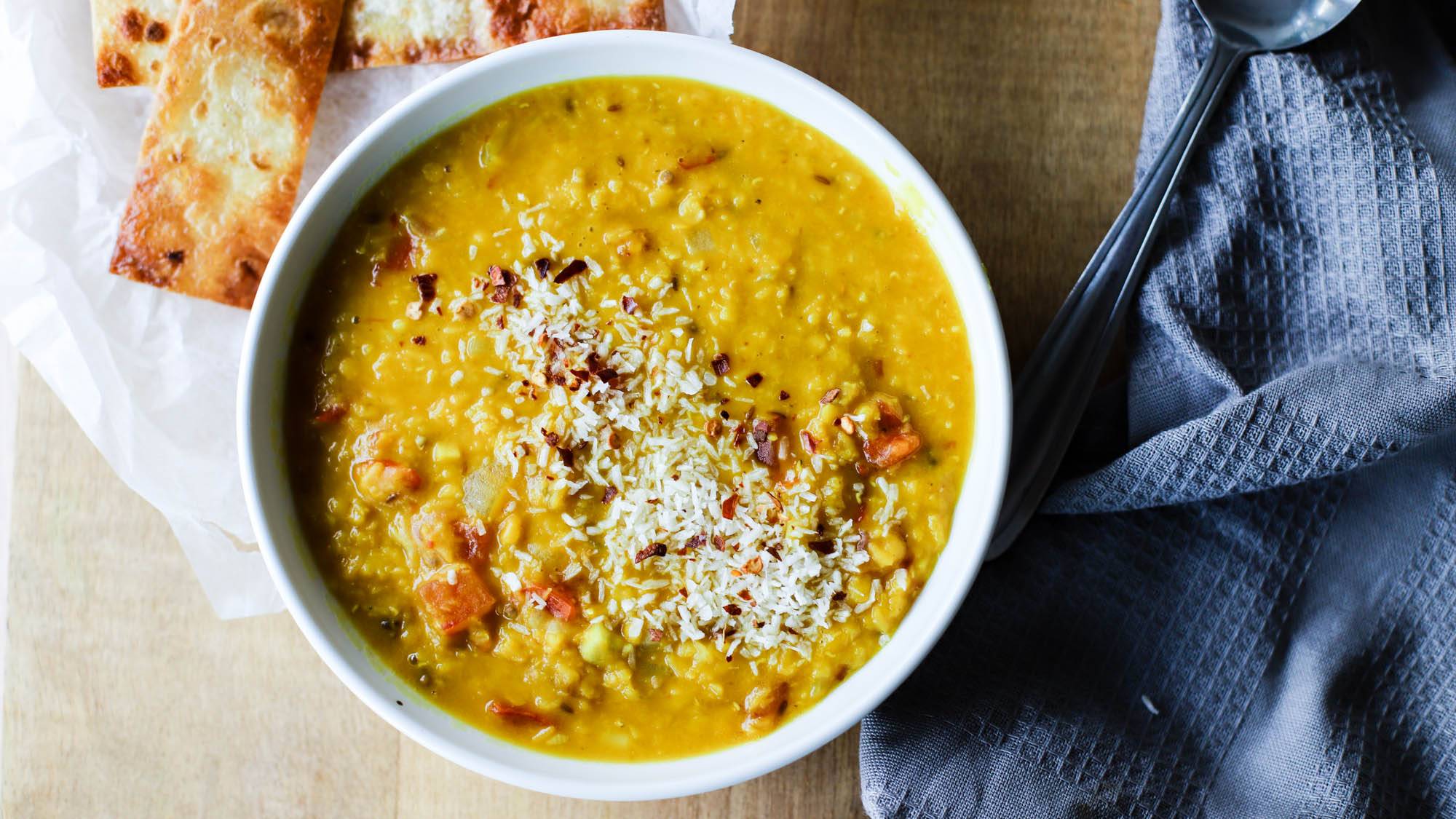 Indisk linsesuppe med kokos – NRK Mat – Oppskrifter og inspirasjon