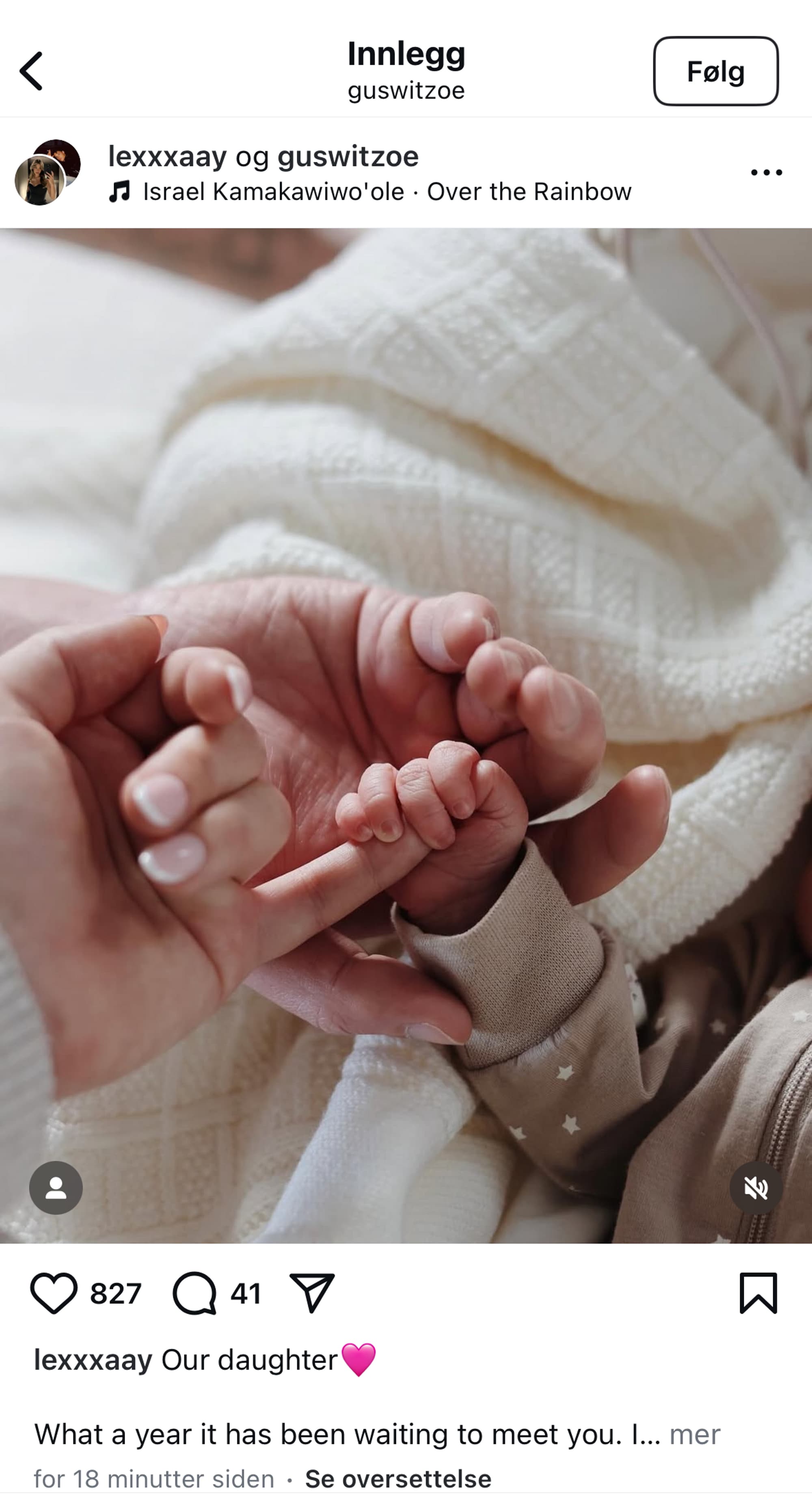 Gustav Witzøe har blitt pappa – NRK Trøndelag – Lokale nyheter, TV og radio