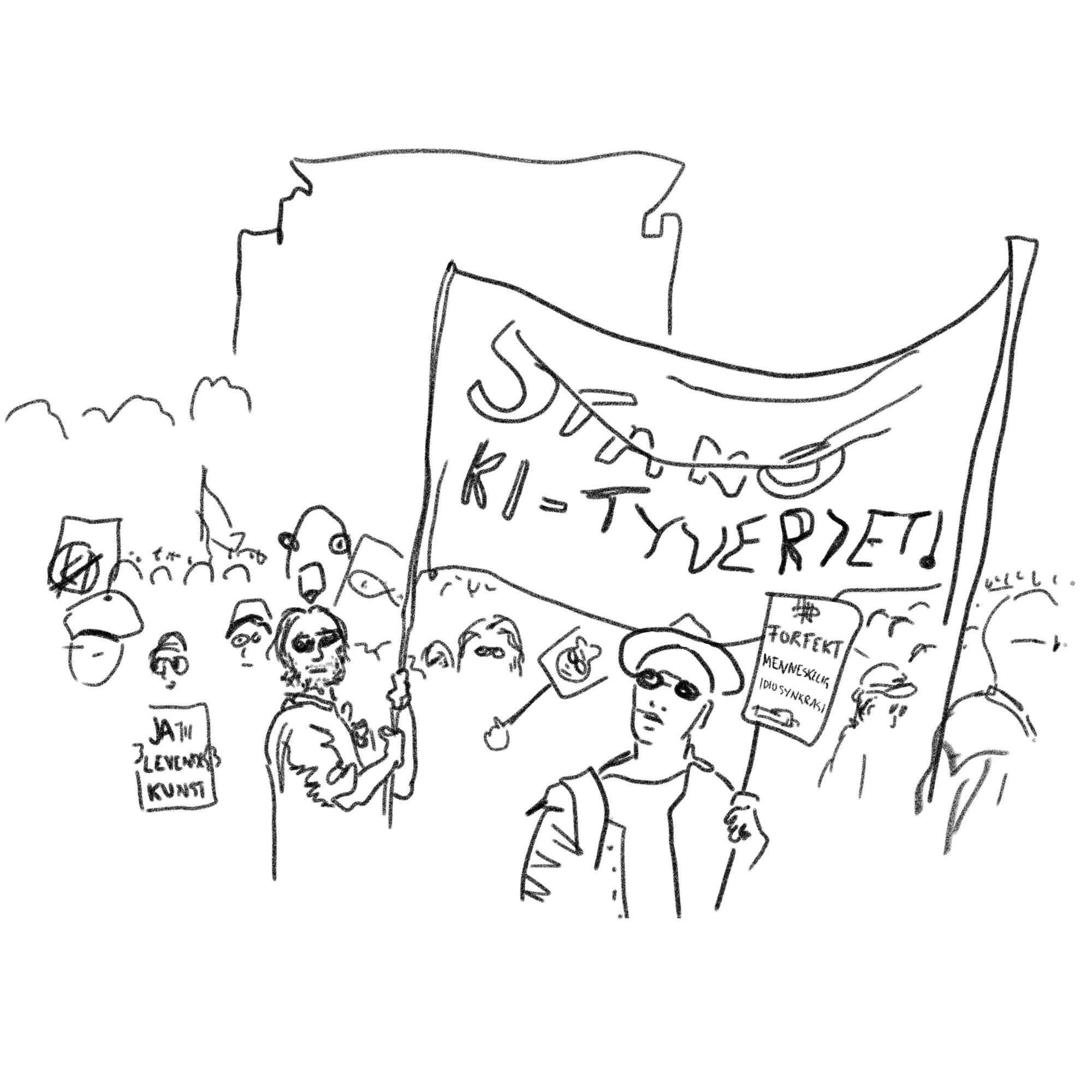 Flu Hartberg får med seg illustratører og andre kunstnere i 1. mai ...