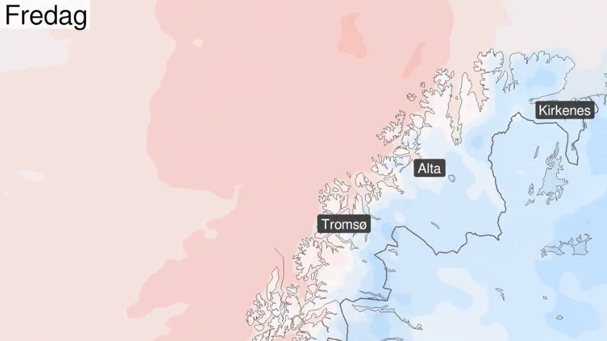 Varsler både snø og regn inn mot helgen – NRK Troms og Finnmark
