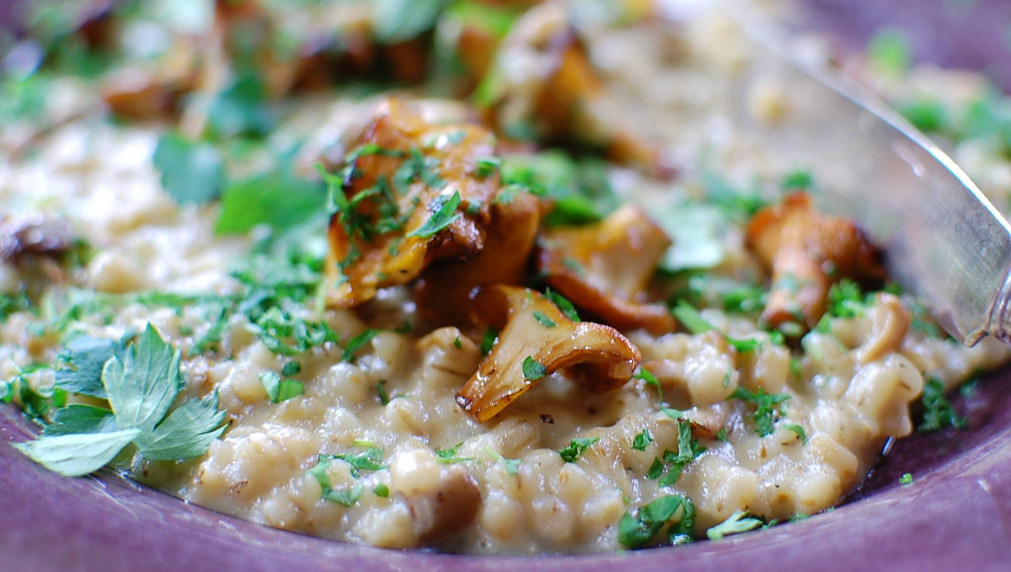 Byggotto med kantareller – NRK Mat – Oppskrifter og inspirasjon