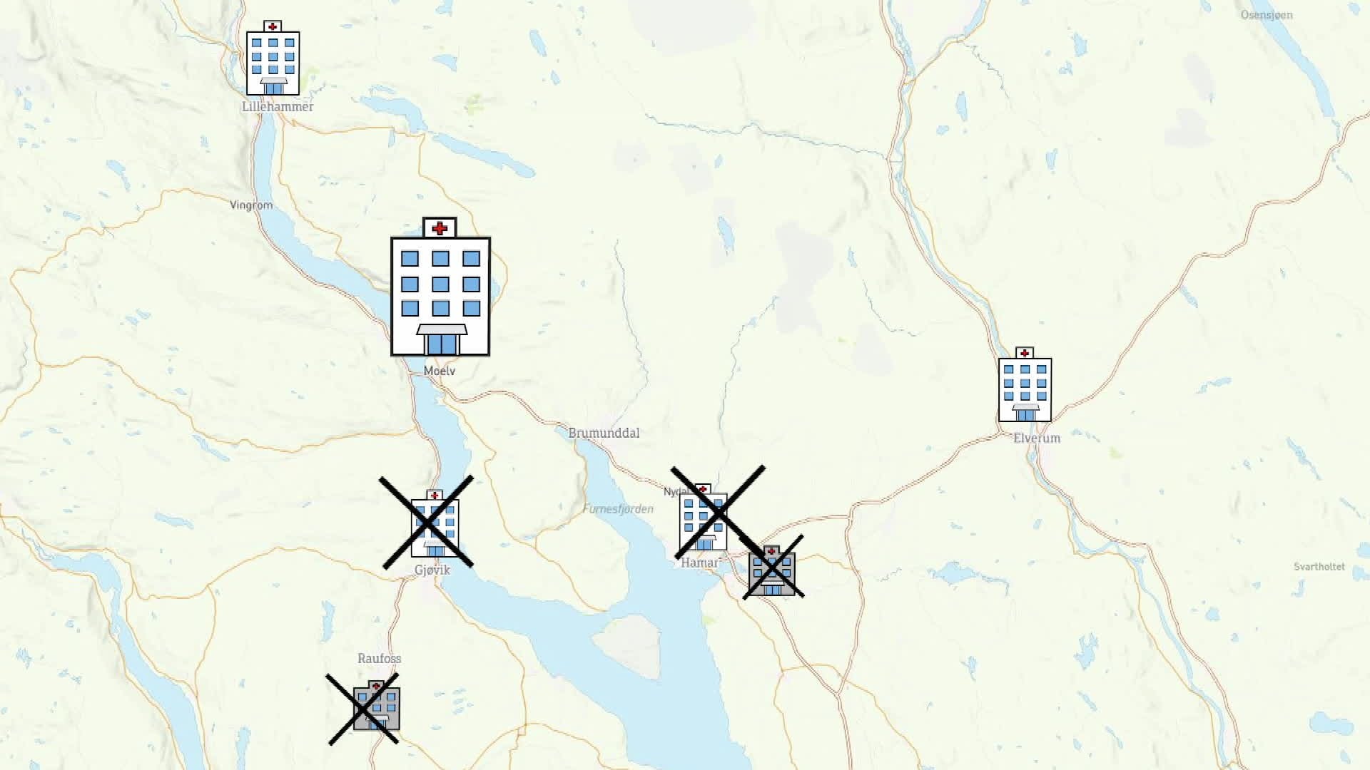 Mjøssykehus på Moelv vedtatt – NRK
