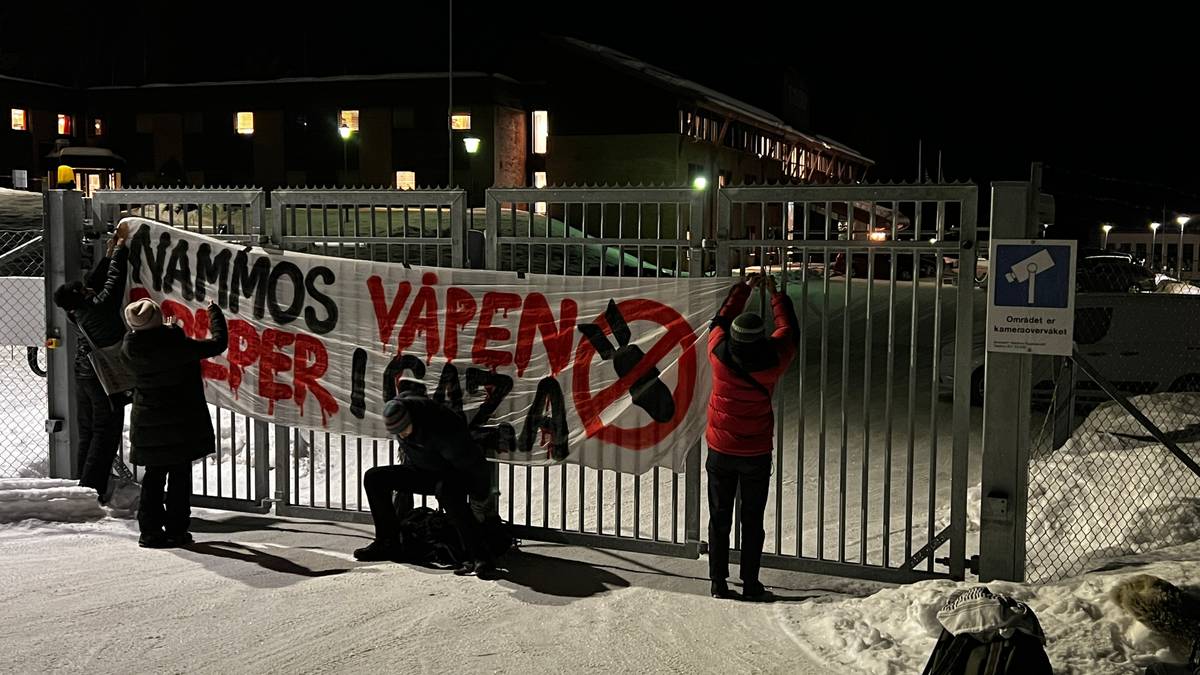 Aksjonerer mot Nammo på Raufoss – NRK Innlandet – Lokale nyheter, TV og ...