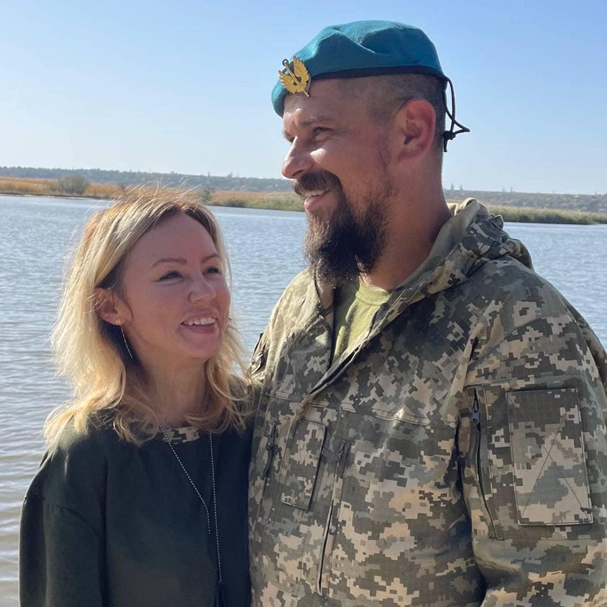 Sandra Andersen Eira (38) er gravid og fremmedkriger i Ukraina – NRK Sápmi