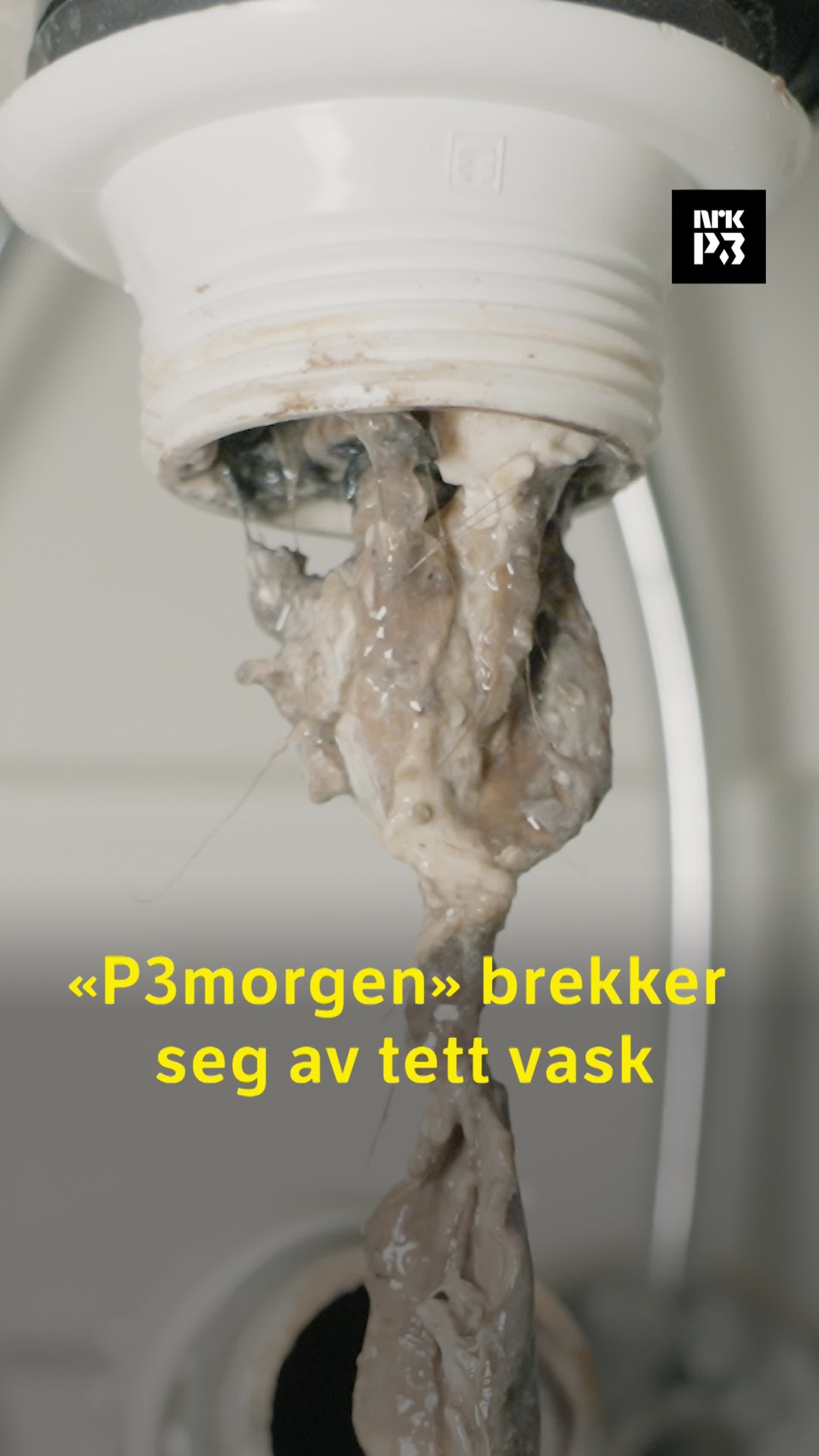 «P3morgen» brekker seg av tett vask – NRK