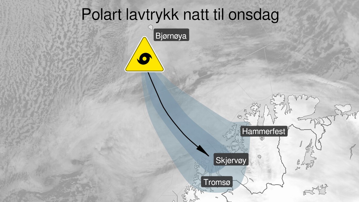Varsler nytt polart lavtrykk – NRK Troms og Finnmark